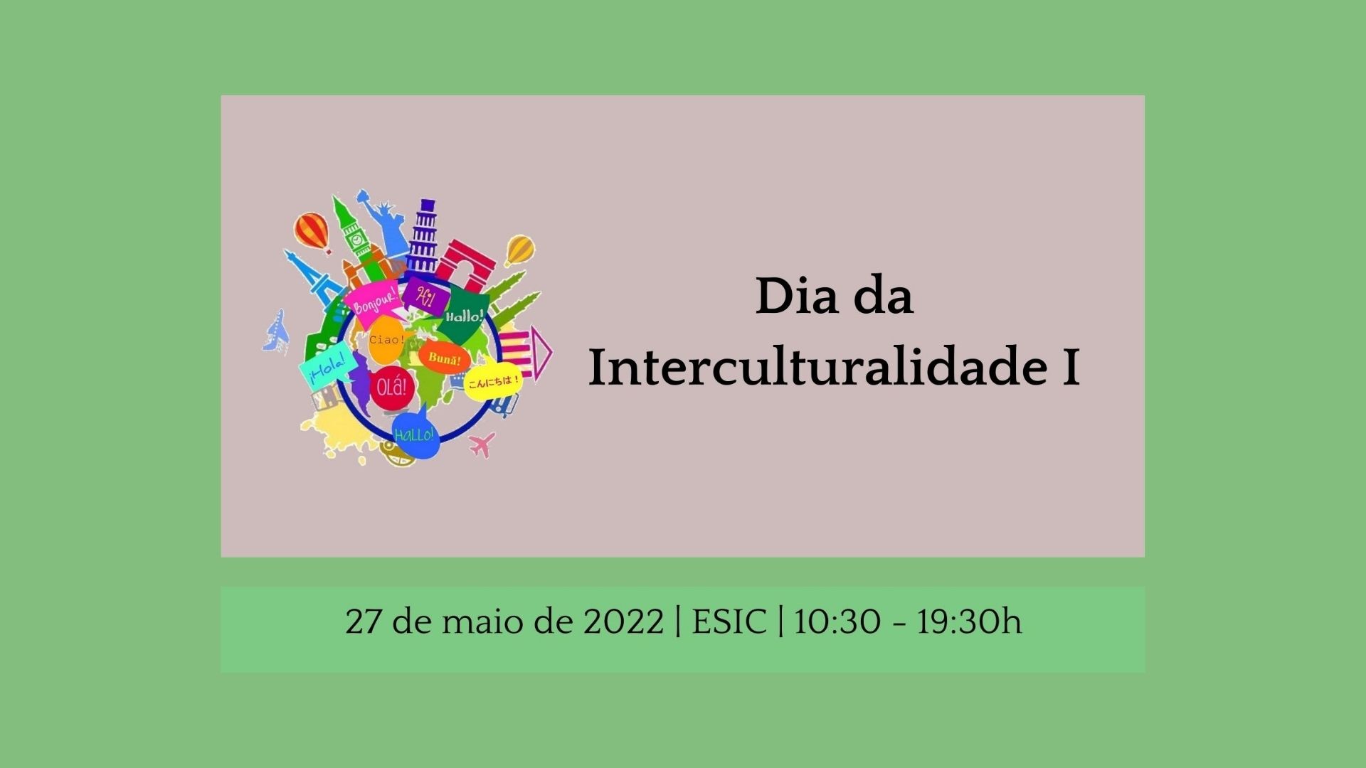 Dia da Interculturalidade - ESIC