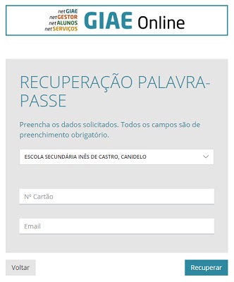 Acesso ao GIAE – ESIC